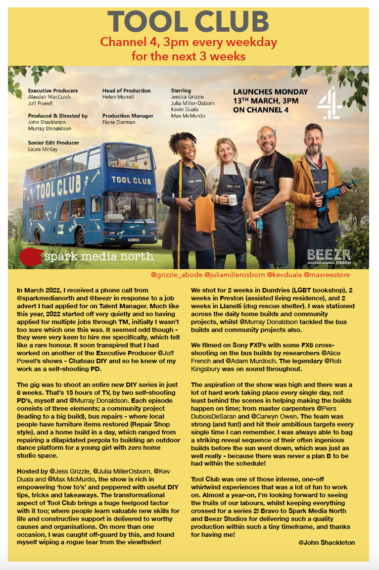 John Shackleton shared 2 images on the TM Hub